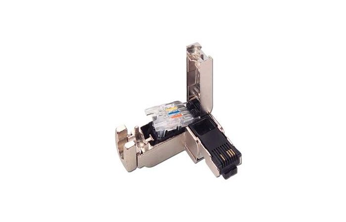 Złącze IE FC RJ45, wtyczka 90 2x2, RJ45, 10/100Mb/s, w obudowie ...